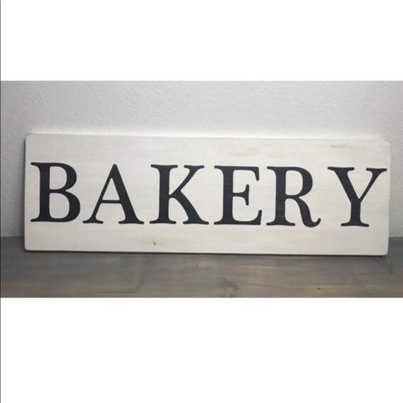 Canesse Creations | Wall Decor | Rustic Farmhouse Bakery Wooden Sign ...
